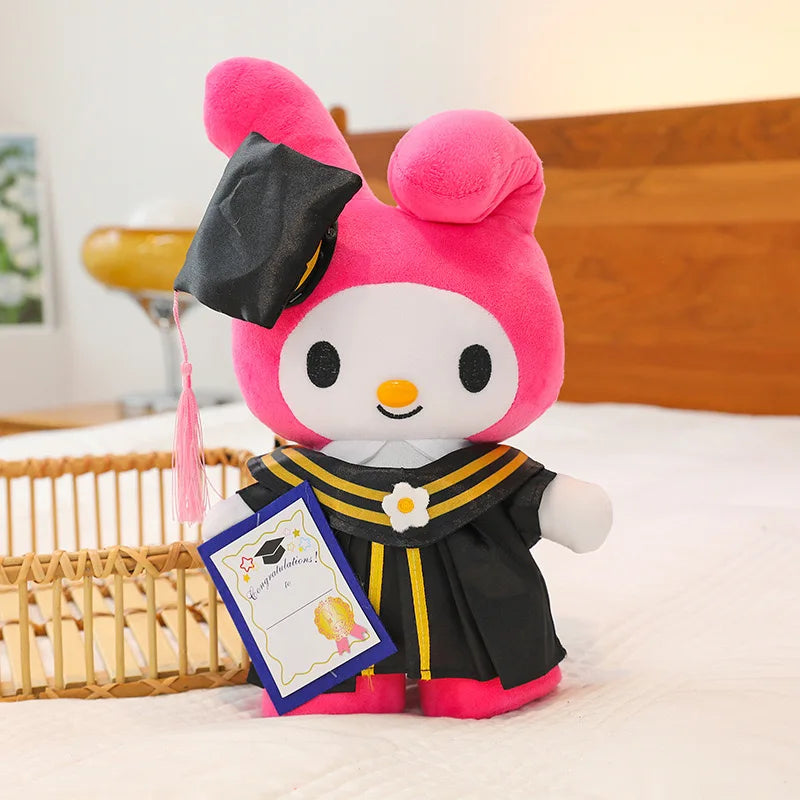 My Melody Graduation Plushy 35cm - Sanrio Kawaii Gift w/ Custom Letter ...